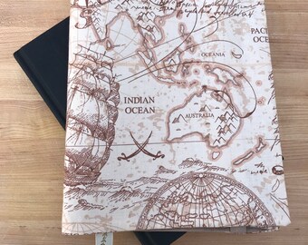 World Map Book Cover | Etsy