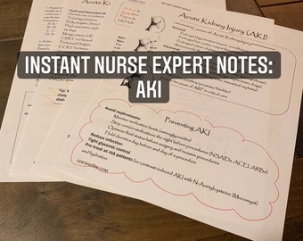 CCRN CRAM SHEET cheat Sheet - Etsy