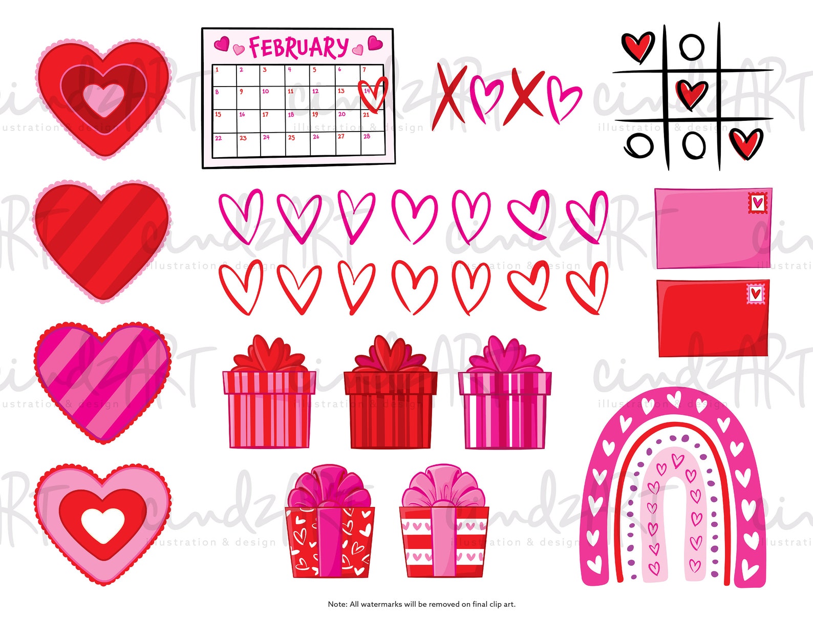 Cute Valentine's Day Clip Art - Valentine Clipart - Chocolate Candy ...