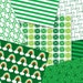 St. Patrick's Day Digital Paper Set - Saint Patrick's Seamless Pattern ...