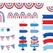 Patriotic Clip Art - 4th of July Clipart - Independence Day USA Clipart ...