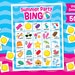 Summer Party Bingo Game Printable - Beach Party Bingo Game - Pool Party ...