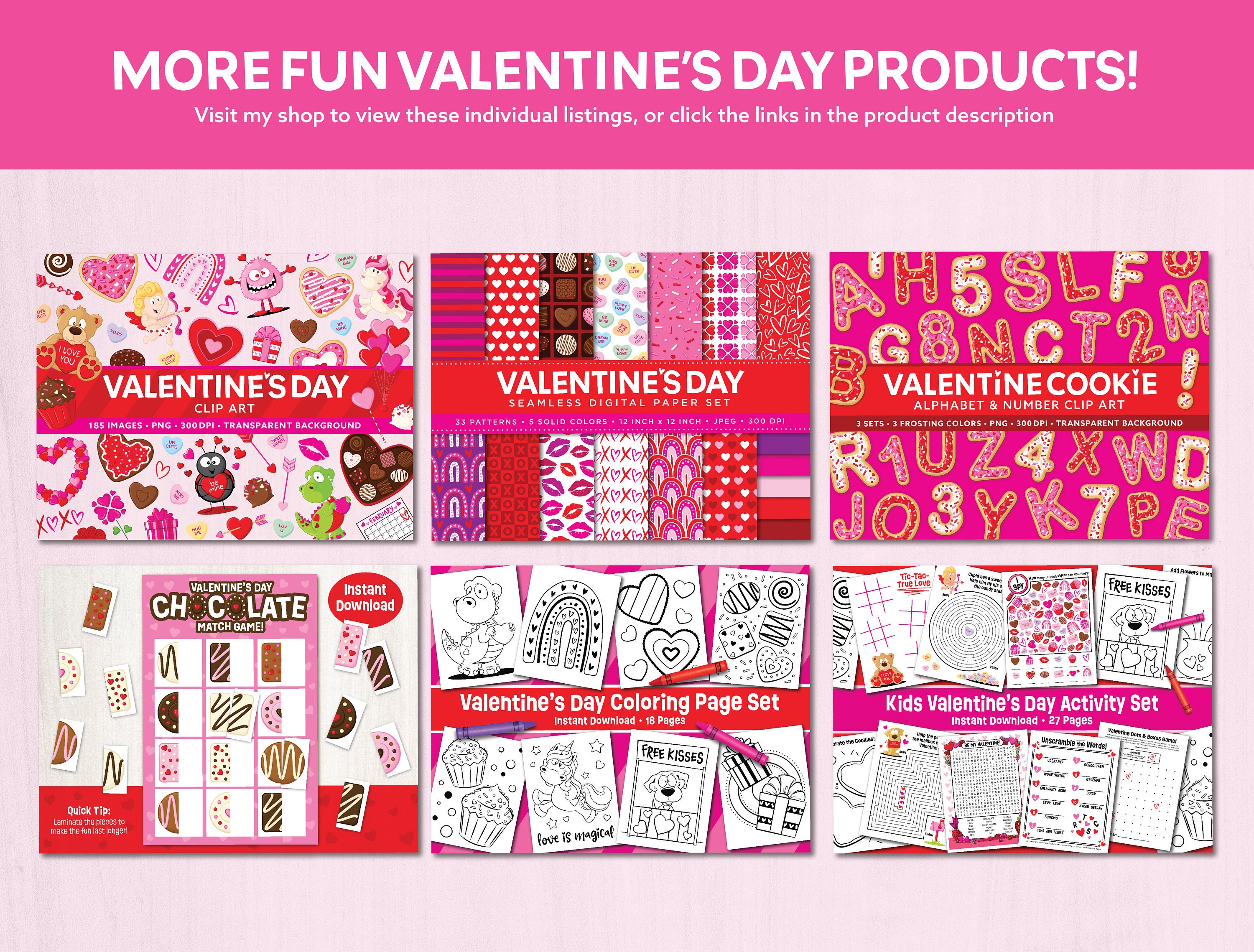 Candy Hearts Memory Match Game Fun Valentine Printable Game for Kids ...
