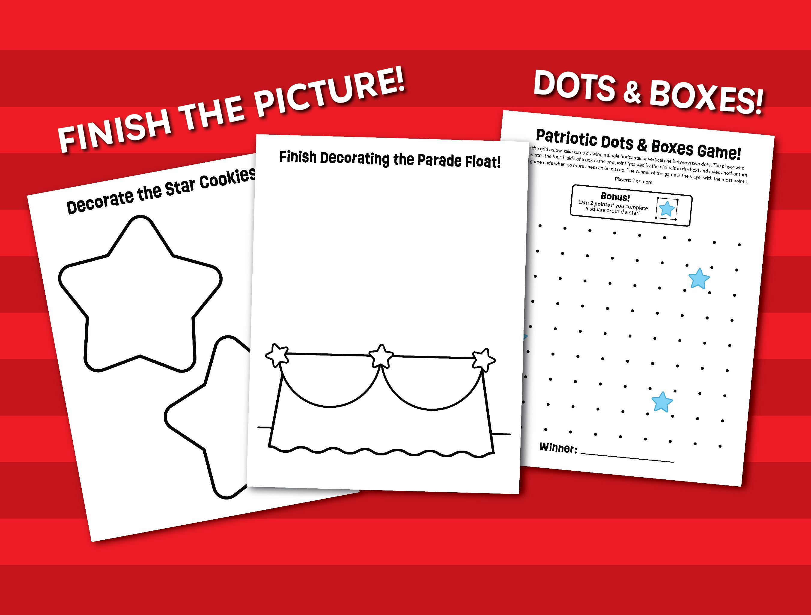 Patriotic Activity Bundle Printable - Instant Download - Patriotic ...