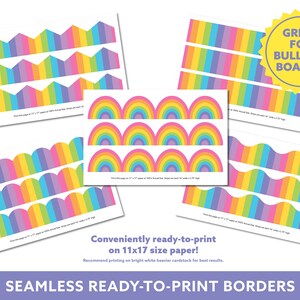 Rainbow Alphabet Number Symbol Clipart Collection - Colorful Borders ...