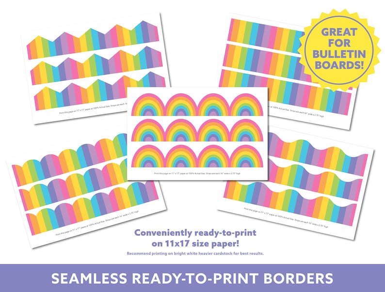 Rainbow Alphabet Number Symbol Clipart Collection Colorful Borders ...