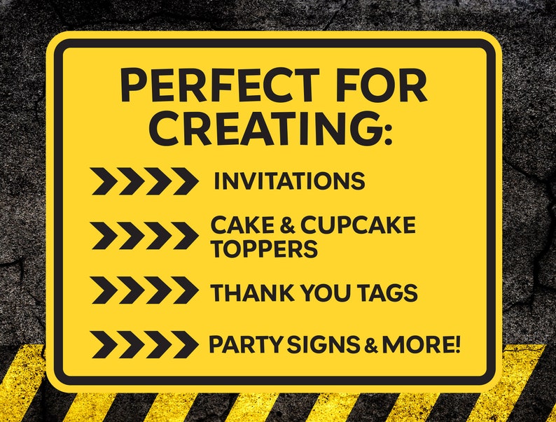 Birthday Road Sign Clipart Construction Sign Birthday Decor Road Sign ...