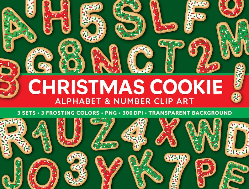 Christmas Cookie Clipart Commercial Use Christmas Clipart Christmas ...