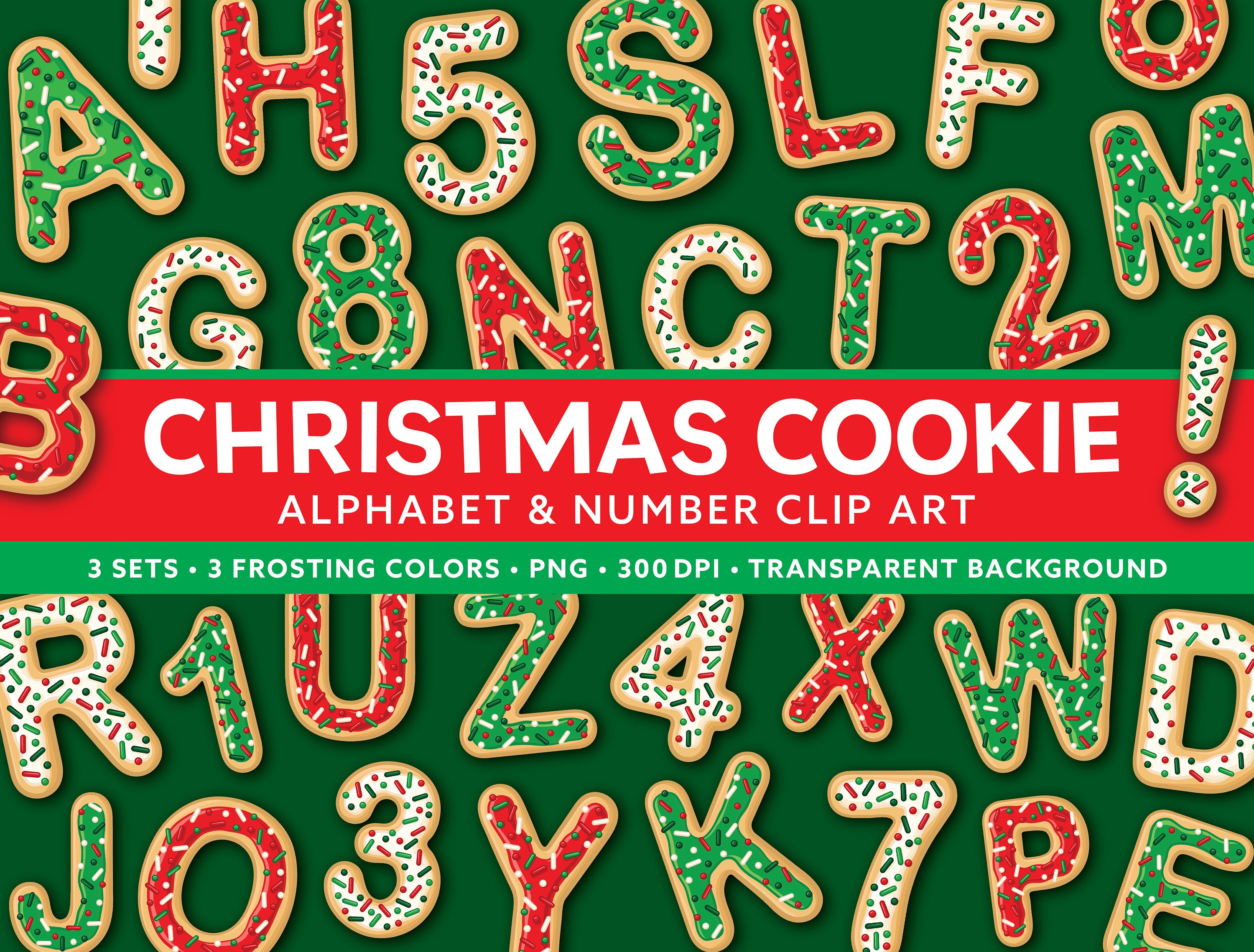 Christmas Cookie Clipart Commercial Use Christmas Clipart Christmas ...