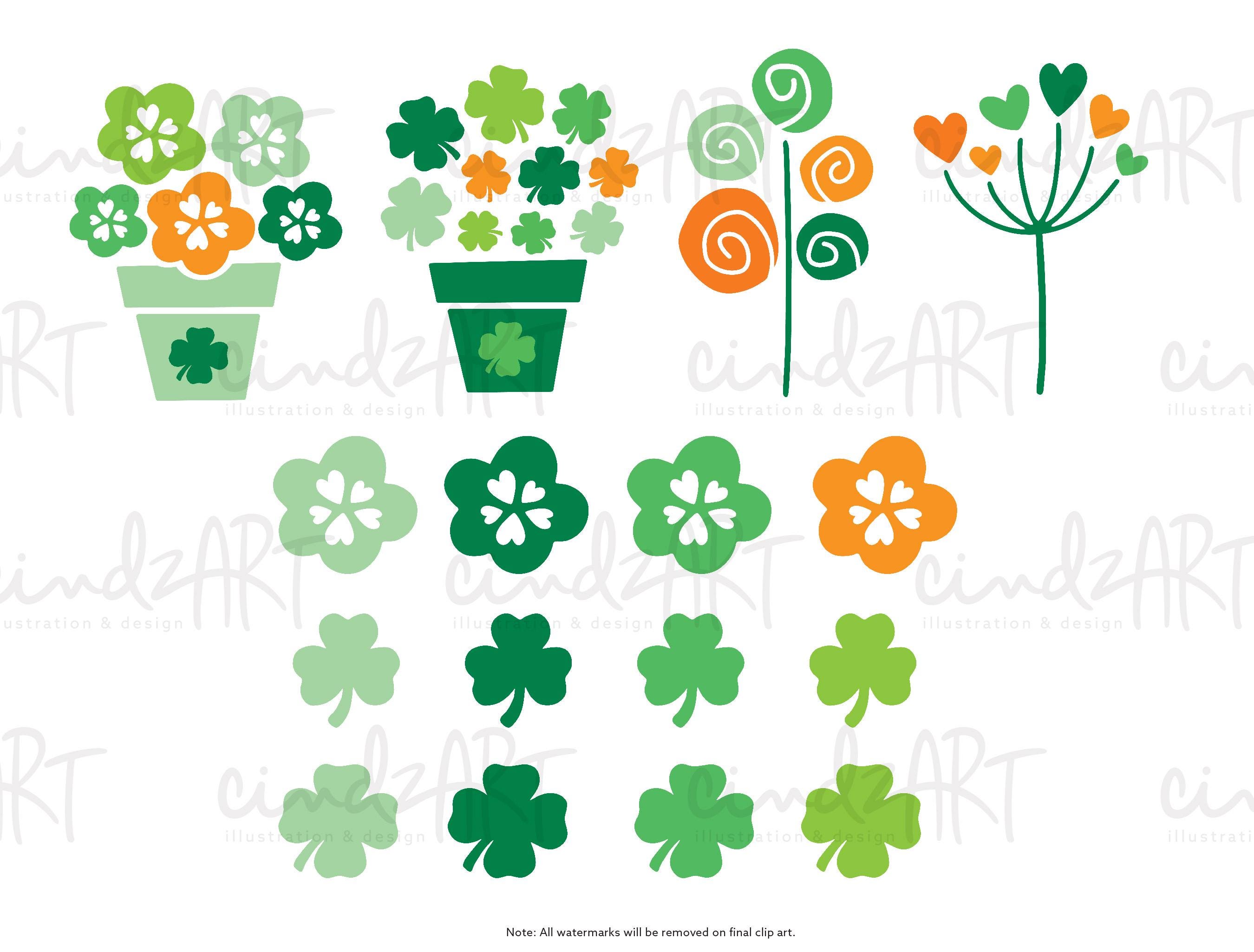 Cute St Patricks Day Clip Art - St Patricks Graphics - Cute Leprechaun ...