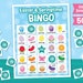 Easter Spring Bingo Game - Instant Download - Easter Springtime Kids ...