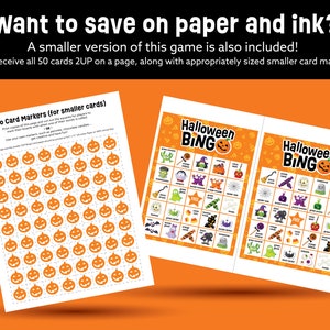 Halloween Party Bingo Game Printable - Instant Download - School ...