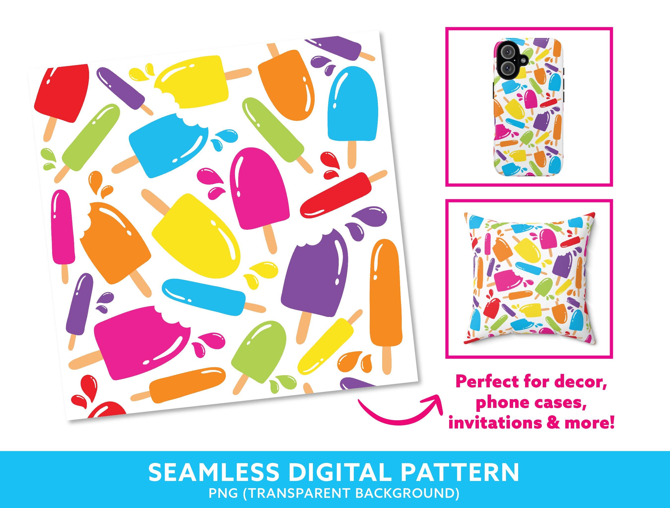 Popsicle Clipart - Pool Party Clip Art - Summer Party Ice Pop Clipart ...