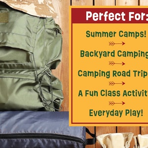 Camping Memory Match Printable - Instant Download - Fun Summer Camp Kid ...