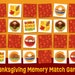 Thanksgiving Memory Match Game Instant Download Fun Activity Printable ...