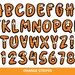 Halloween Alphabet Number Clipart - Instant Download PNG - Make Your ...
