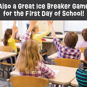 Classroom Memory Match Game Printable - First Day of School Kids ...