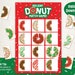 Holiday Donut Match Game - Instant Download - Donut Game - Donut Party ...