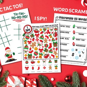 Printable Christmas Game Bundle - Christmas Party Games for Kids ...