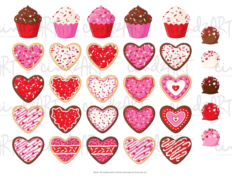 Cute Valentine's Day Clip Art - Valentine Clipart - Chocolate Candy ...