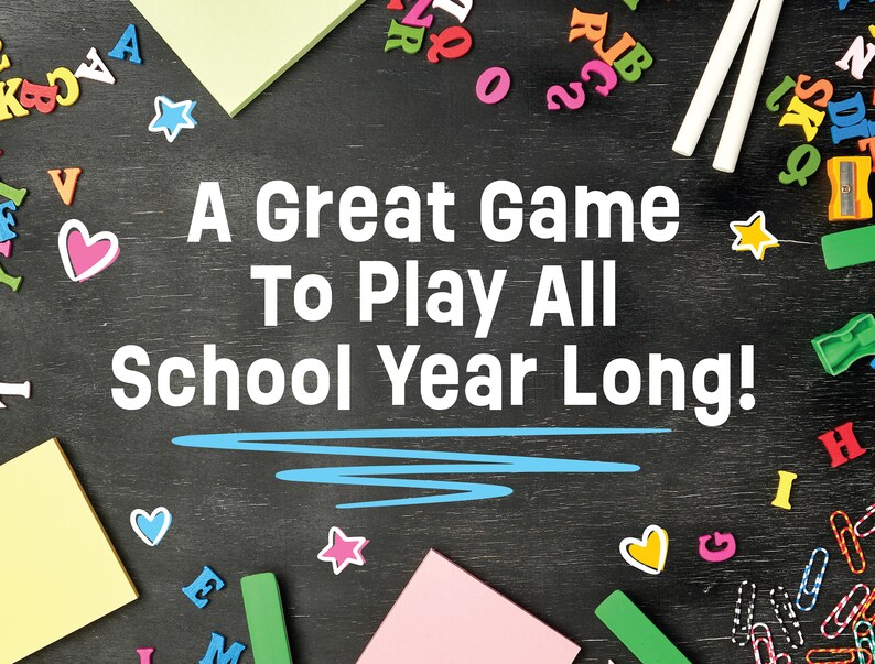 Back to School Bingo Game Printable Instant Download Classroom Bingo ...