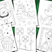 St. Patricks Day Coloring Page Set Instant Download Saint - Etsy