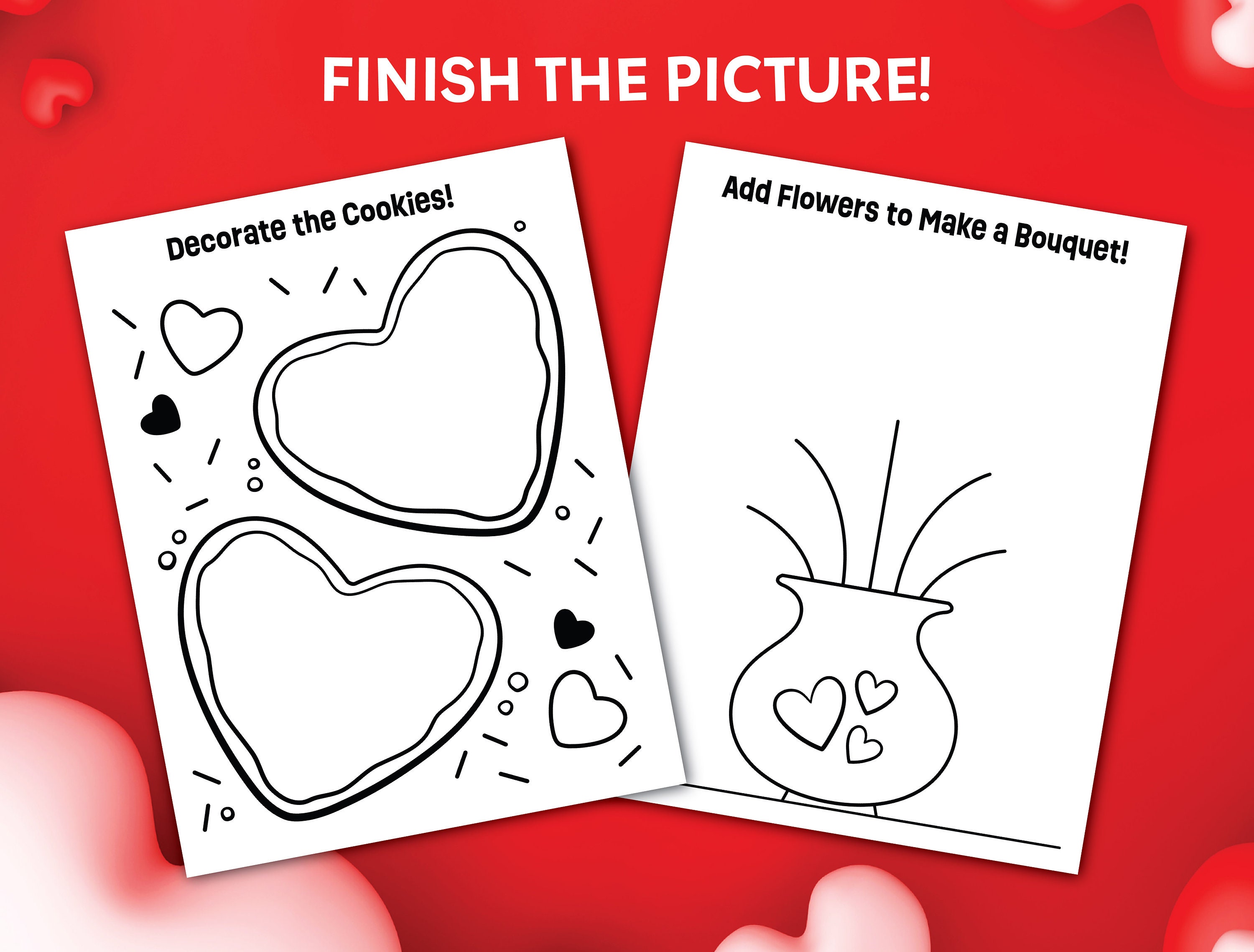 Printable Valentine's Day Activity Bundle Valentine Party Kid Games ...