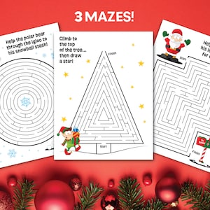 Printable Christmas Game Bundle - Christmas Party Games for Kids ...