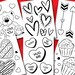 Valentine's Day Coloring Page Set Instant Download Valentine's Day Kids ...
