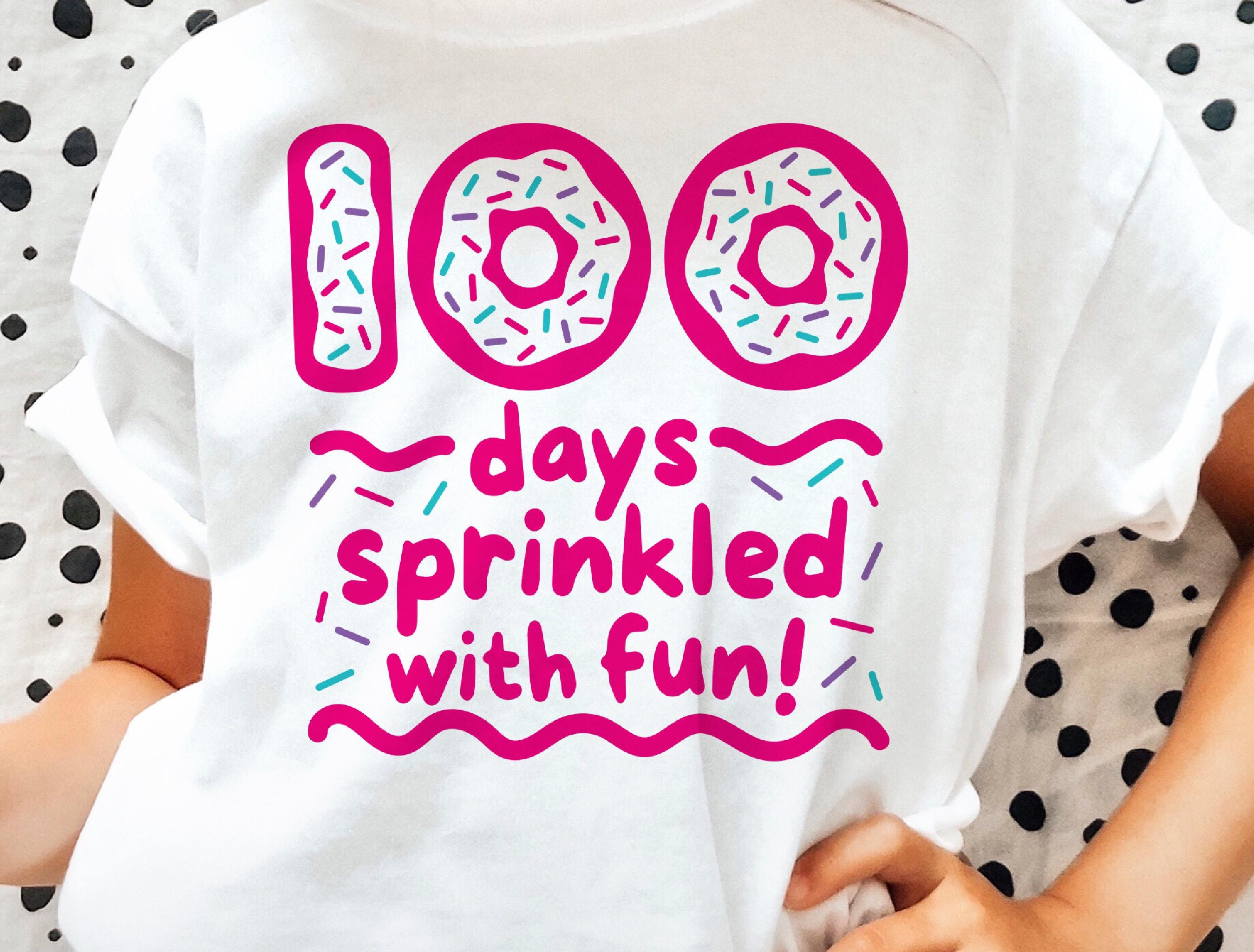 100 Days of School Donut SVG - 100th Day of School Donut Shirt Svg ...