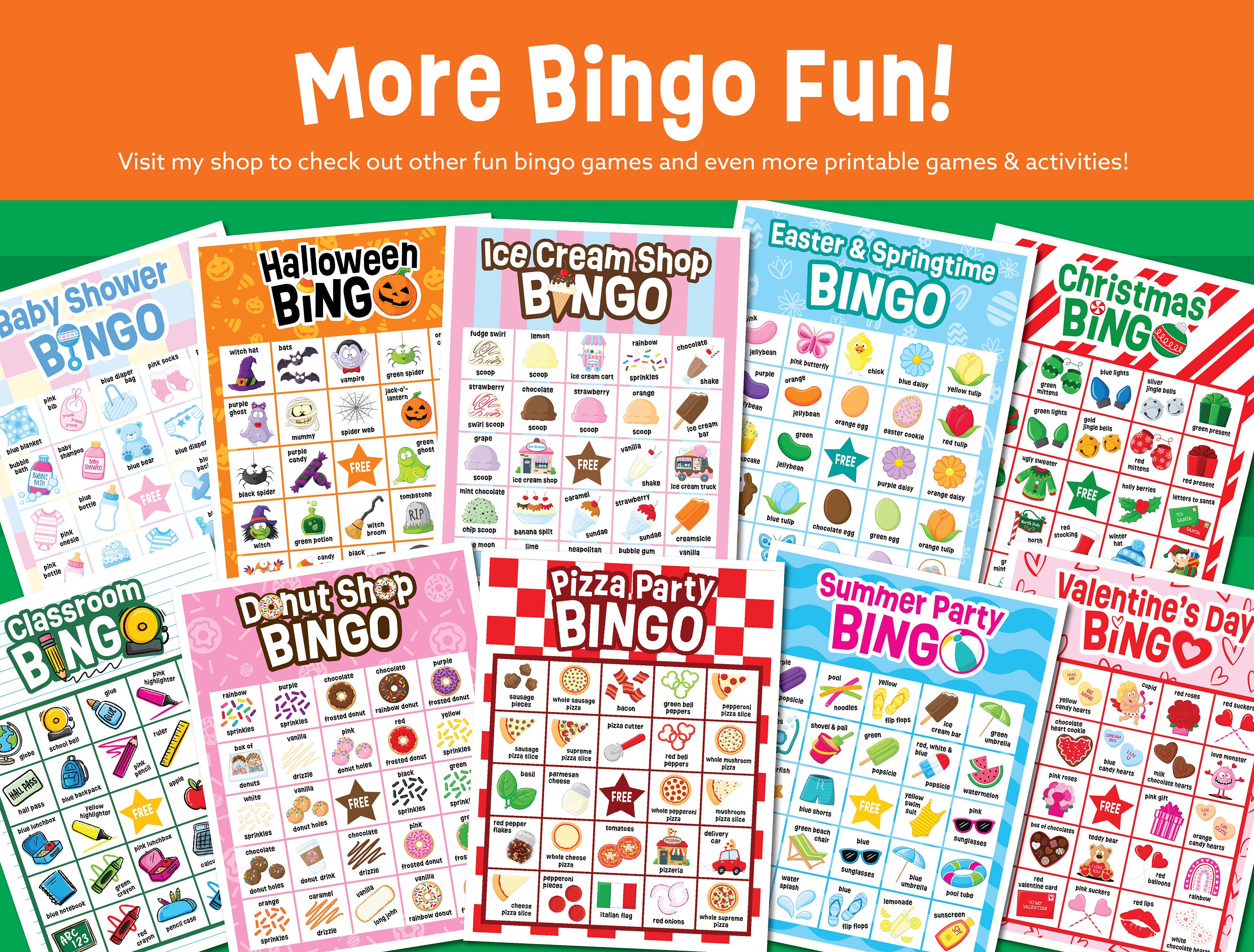 St. Patrick's Day Bingo Game Printable - Instant Download - 50 St ...