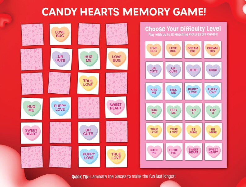Printable Valentine's Day Activity Bundle Valentine Party Kid Games ...