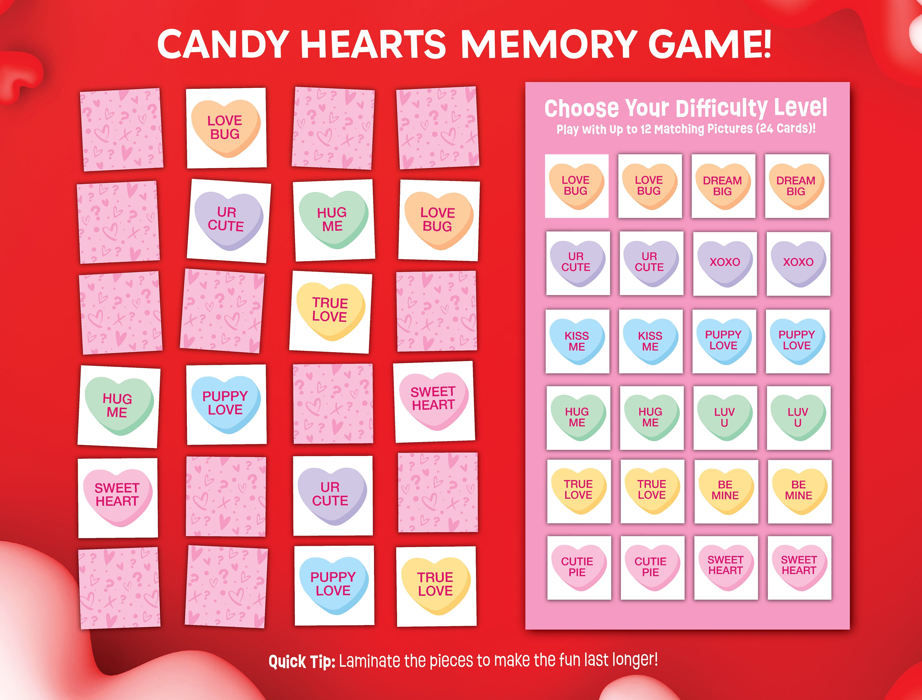 Printable Valentine's Day Activity Bundle Valentine Party Kid Games ...