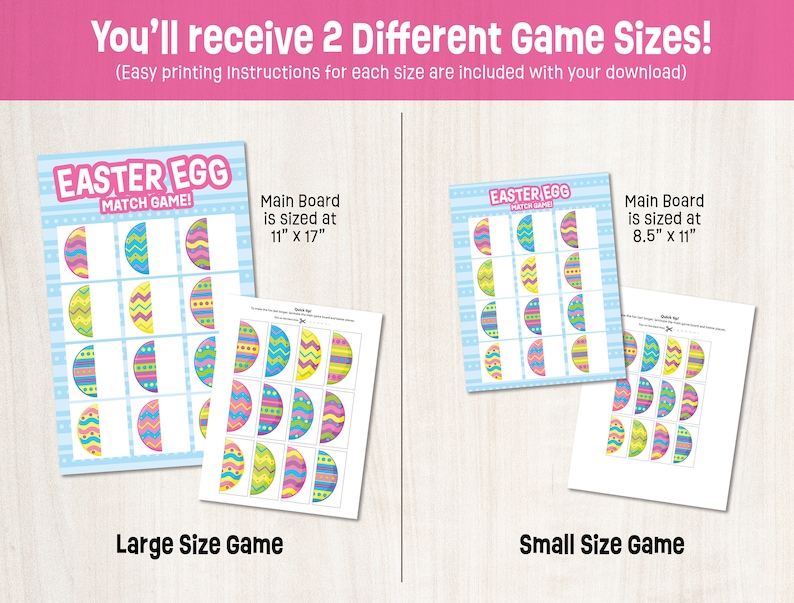 Easter Match Game Instant Download Match Game Printable Games Party ...