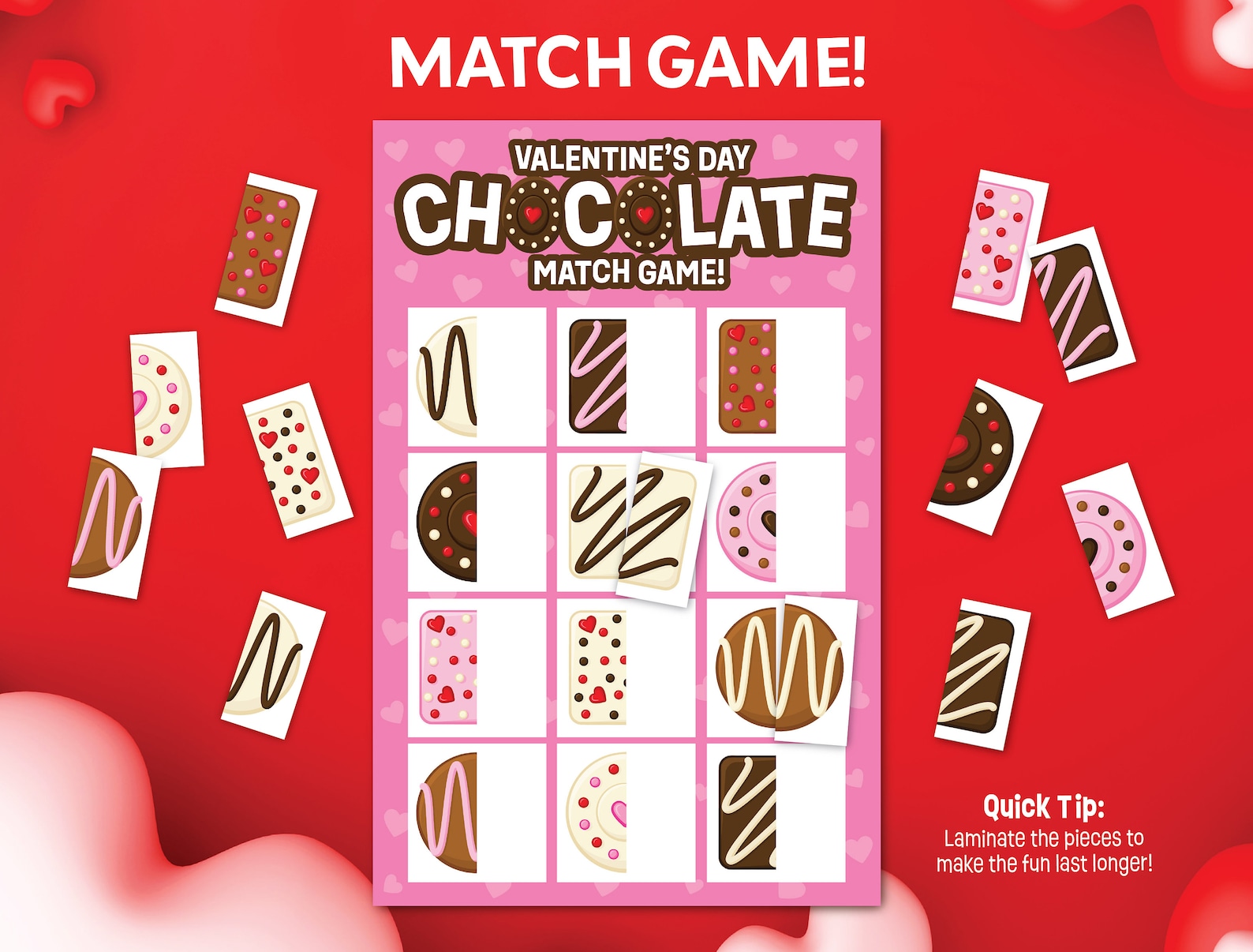 Printable Valentine's Day Activity Bundle Valentine Party Kid Games ...