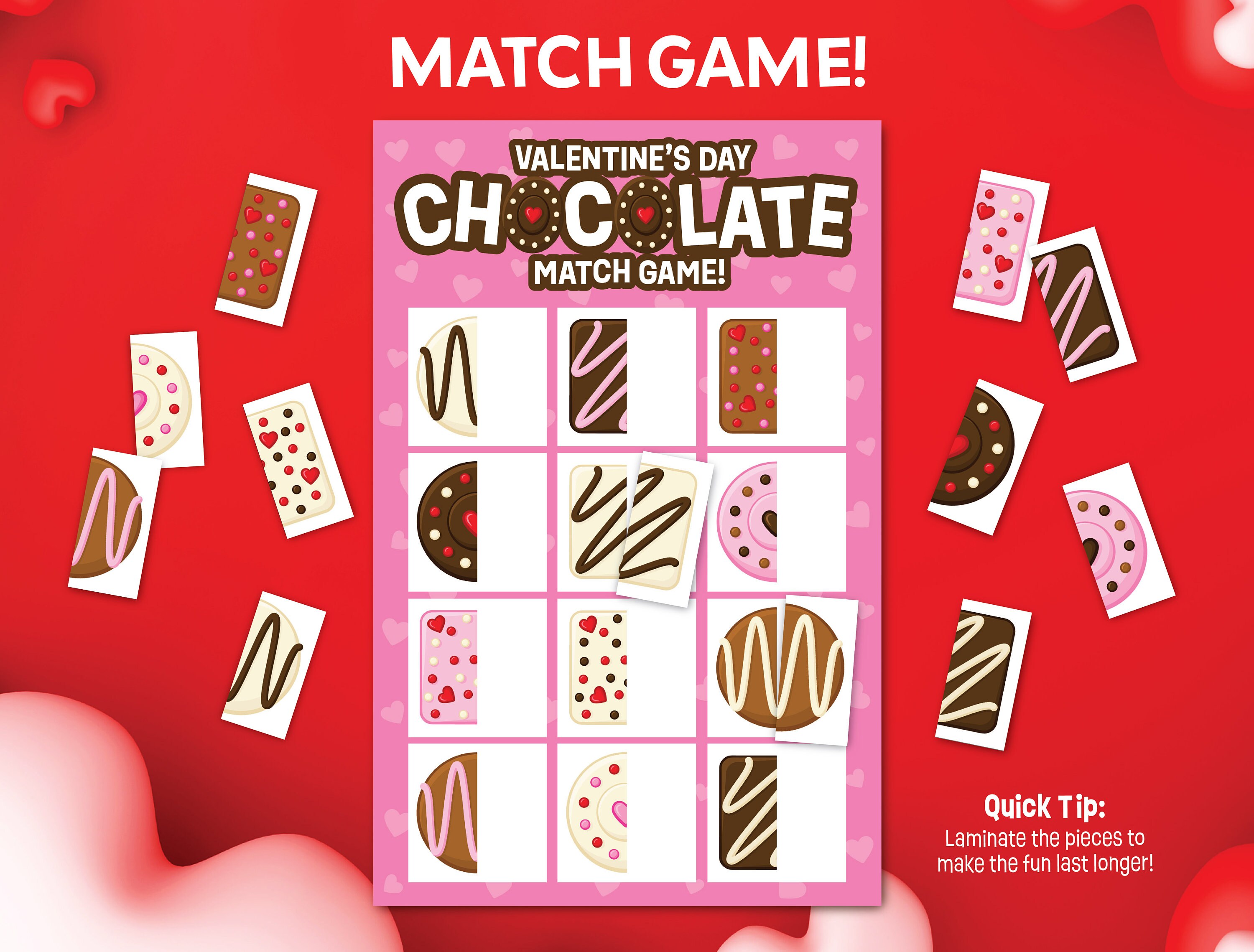 Printable Valentine's Day Activity Bundle Valentine Party Kid Games ...