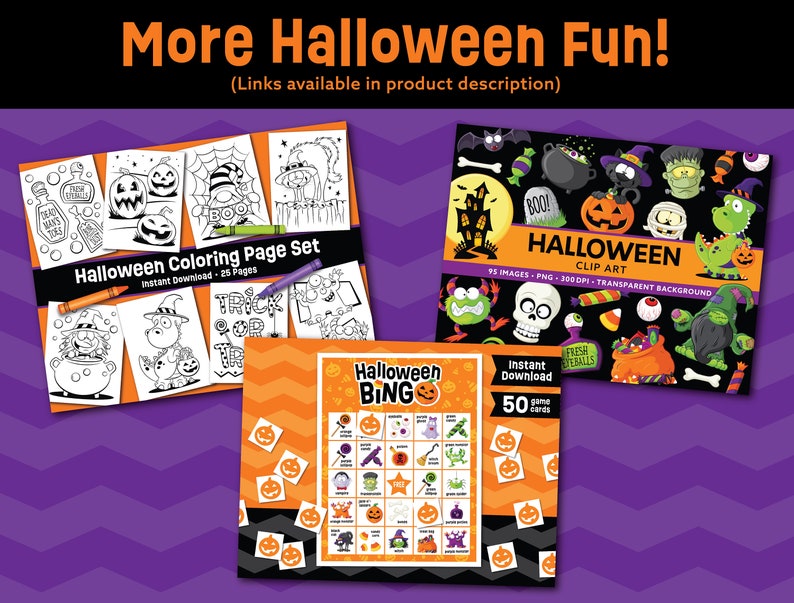 Kids Halloween Activity Set Instant Download Kids Halloween Printables ...