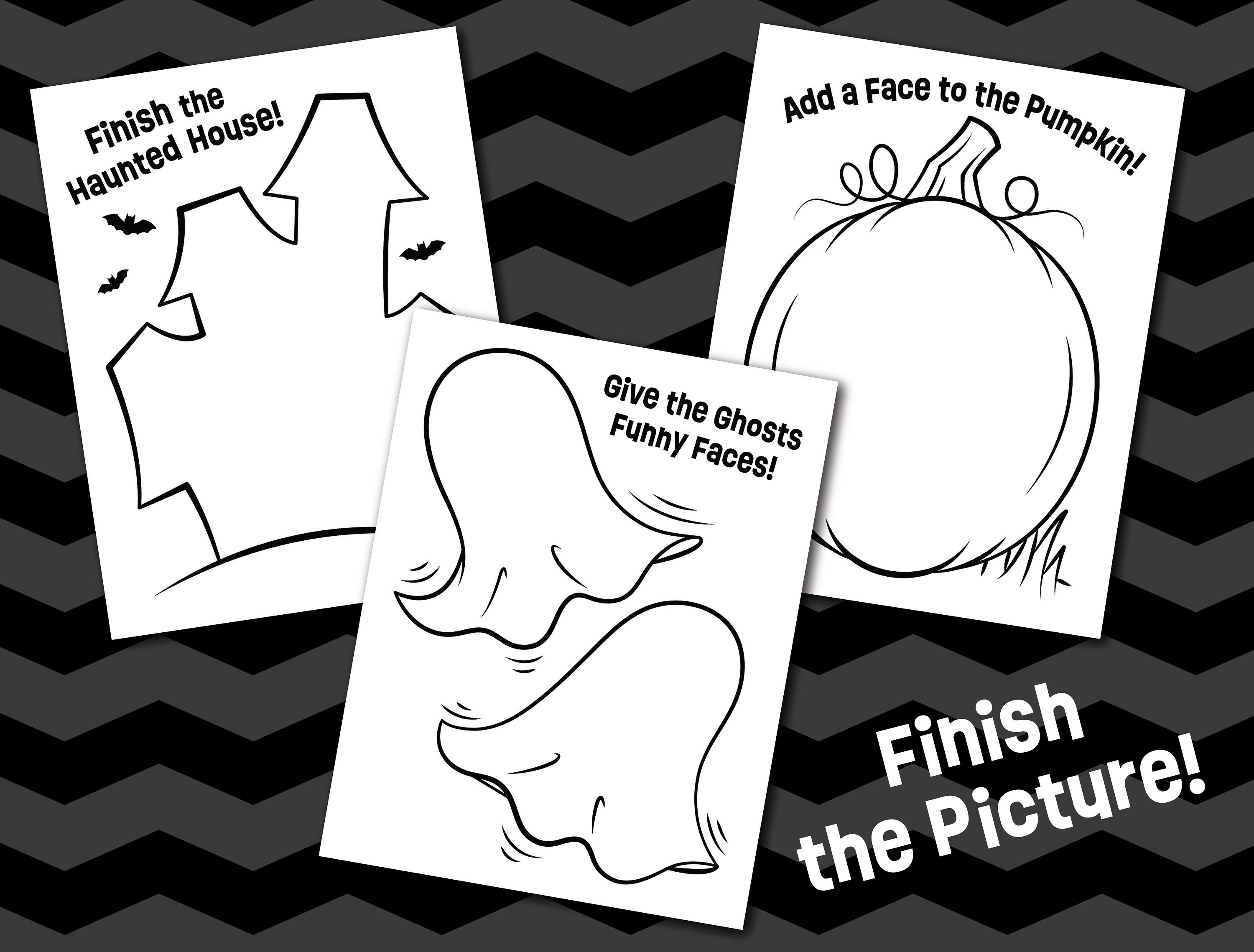 Kids Halloween Activity Set Instant Download Kids Halloween Printables ...