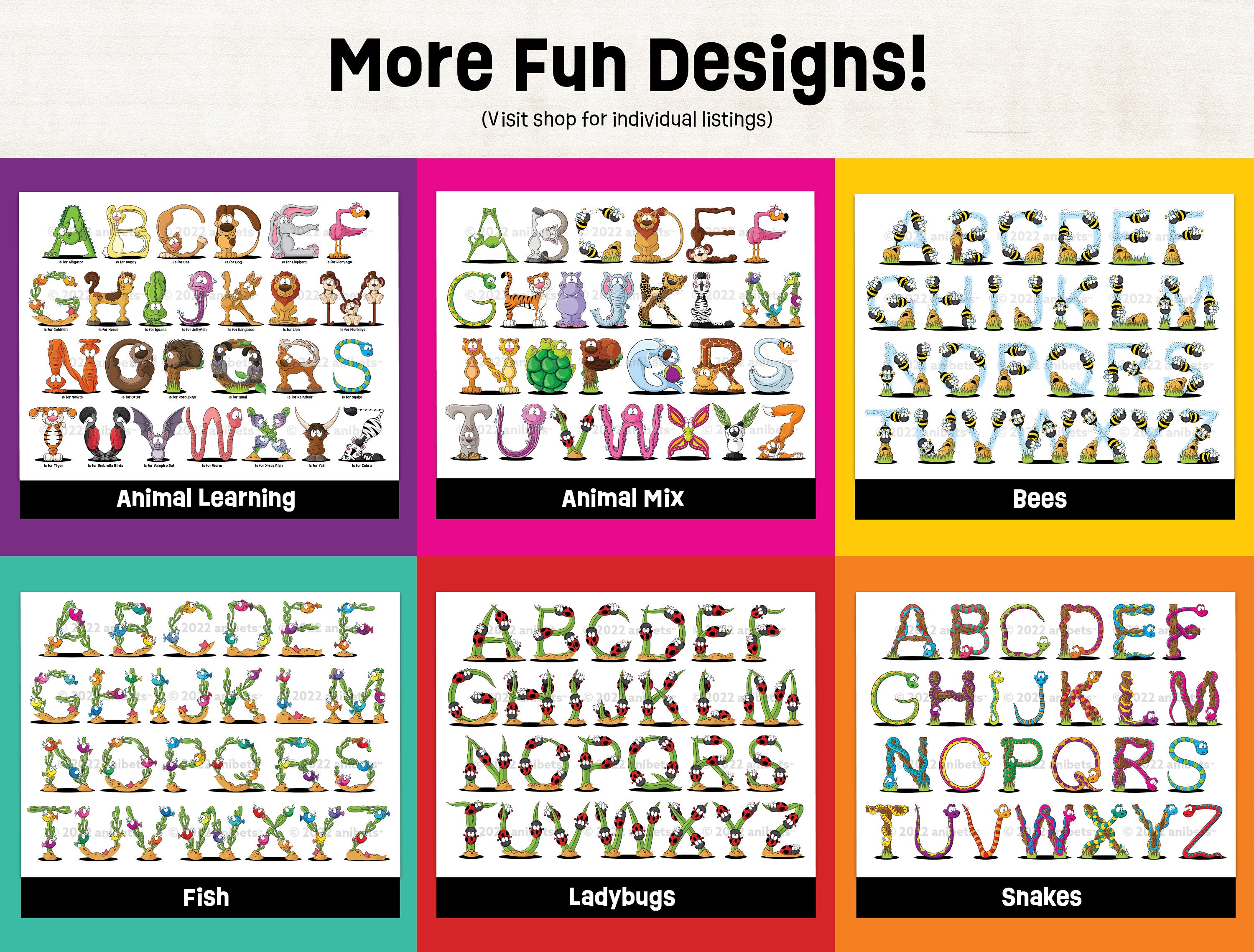 Frog Alphabet Poster 18x24 - Animal Alphabet - Frog Wall Art - Frog ...