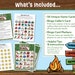 Camping Bingo Printable - Campground Party Game - Instant Download ...