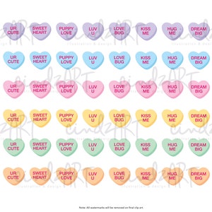 Cute Valentine's Day Clip Art - Valentine Clipart - Chocolate Candy ...