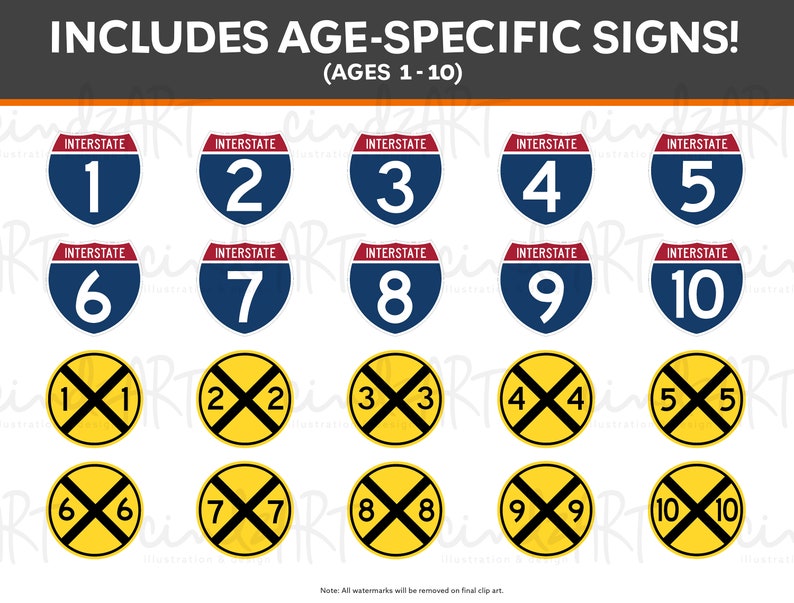 Birthday Road Sign Clipart Construction Sign Birthday Decor Road Sign ...