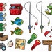 Camping Clipart Set - Cute Summer Camp Clip Art - Campground Clipart ...