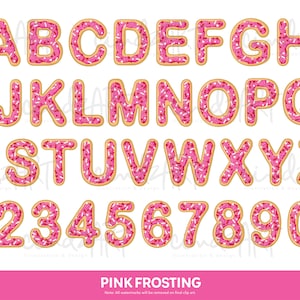 Valentine Cookie Clipart - Instant Download - Valentine's Day Font ...