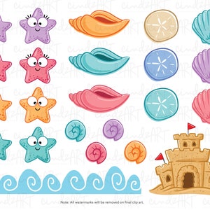 Summer Beach Clipart - Pool Party Clip Art - Beach Party Clipart - Cute ...