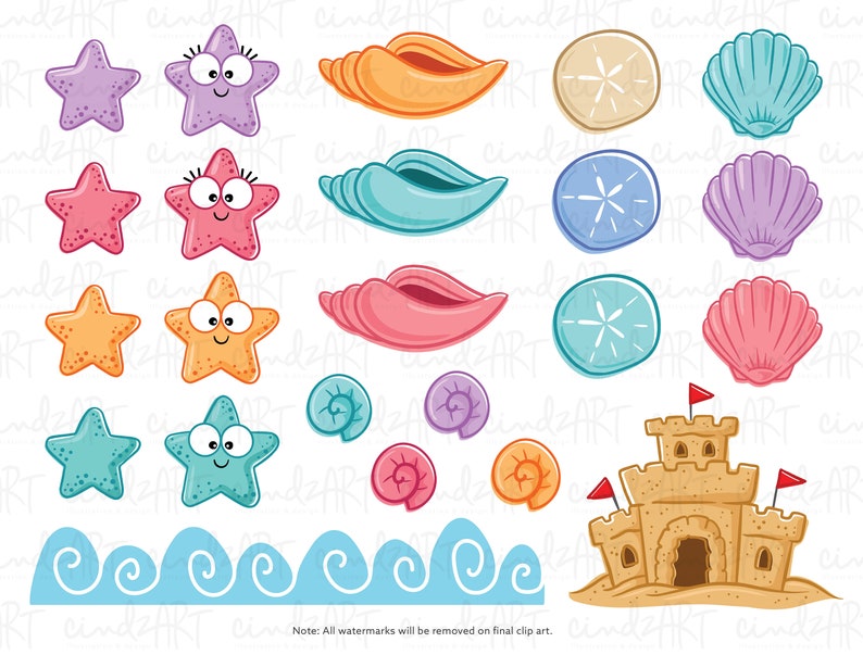 Summer Beach Clipart Pool Party Clip Art Beach Party Clipart Cute ...