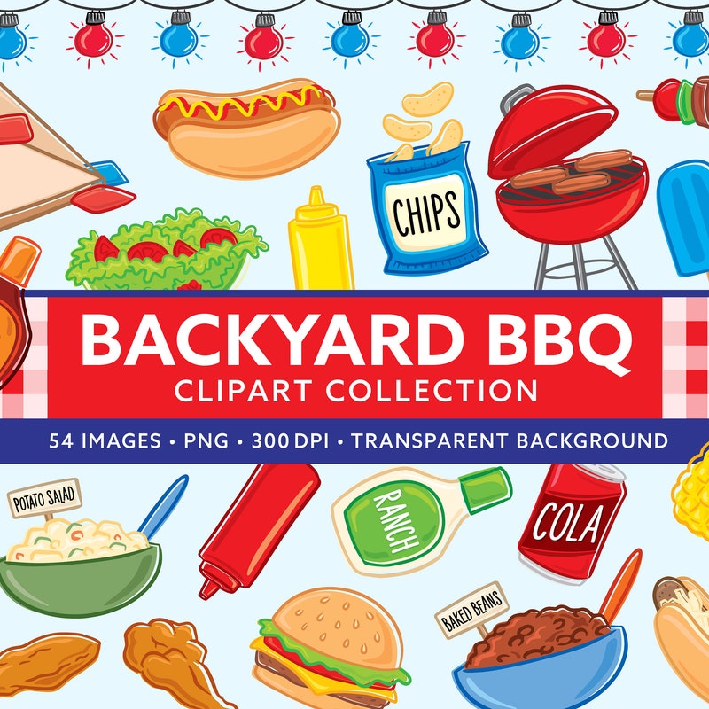 Bbq Clip Art - Etsy