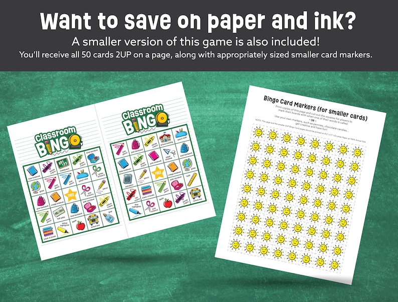 Back to School Bingo Game Printable Instant Download Classroom Bingo ...