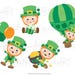 Leprechaun Clipart - Cute St. Patricks Day Clipart - Lucky Leprechaun ...