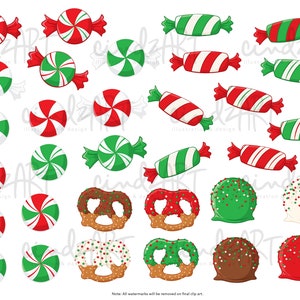 Cute Christmas Clip Art - Commercial Use - Christmas Clipart Bundle ...